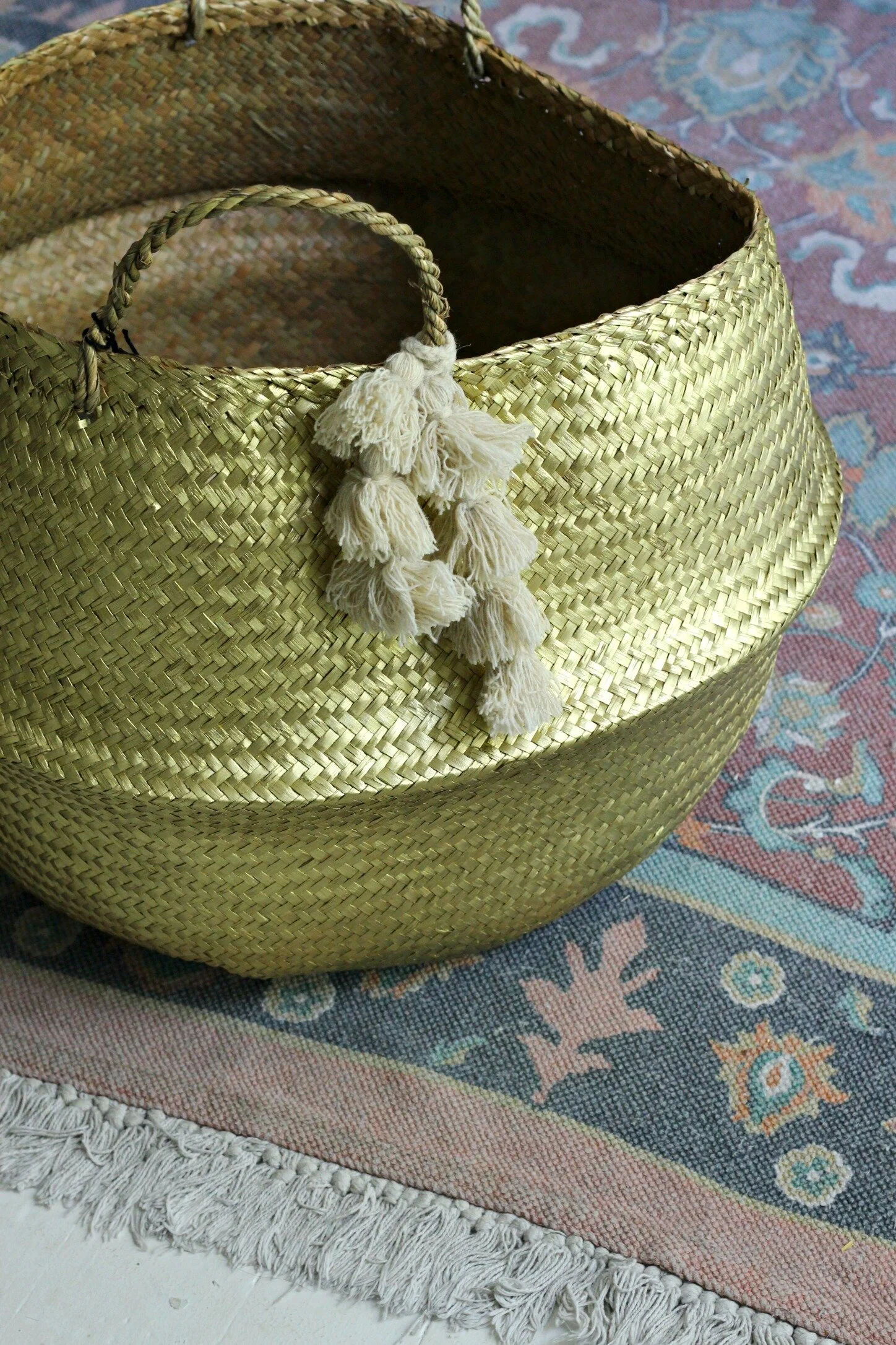 What's NEW: Seagrass Pom-Pom Baskets — Gathered Living