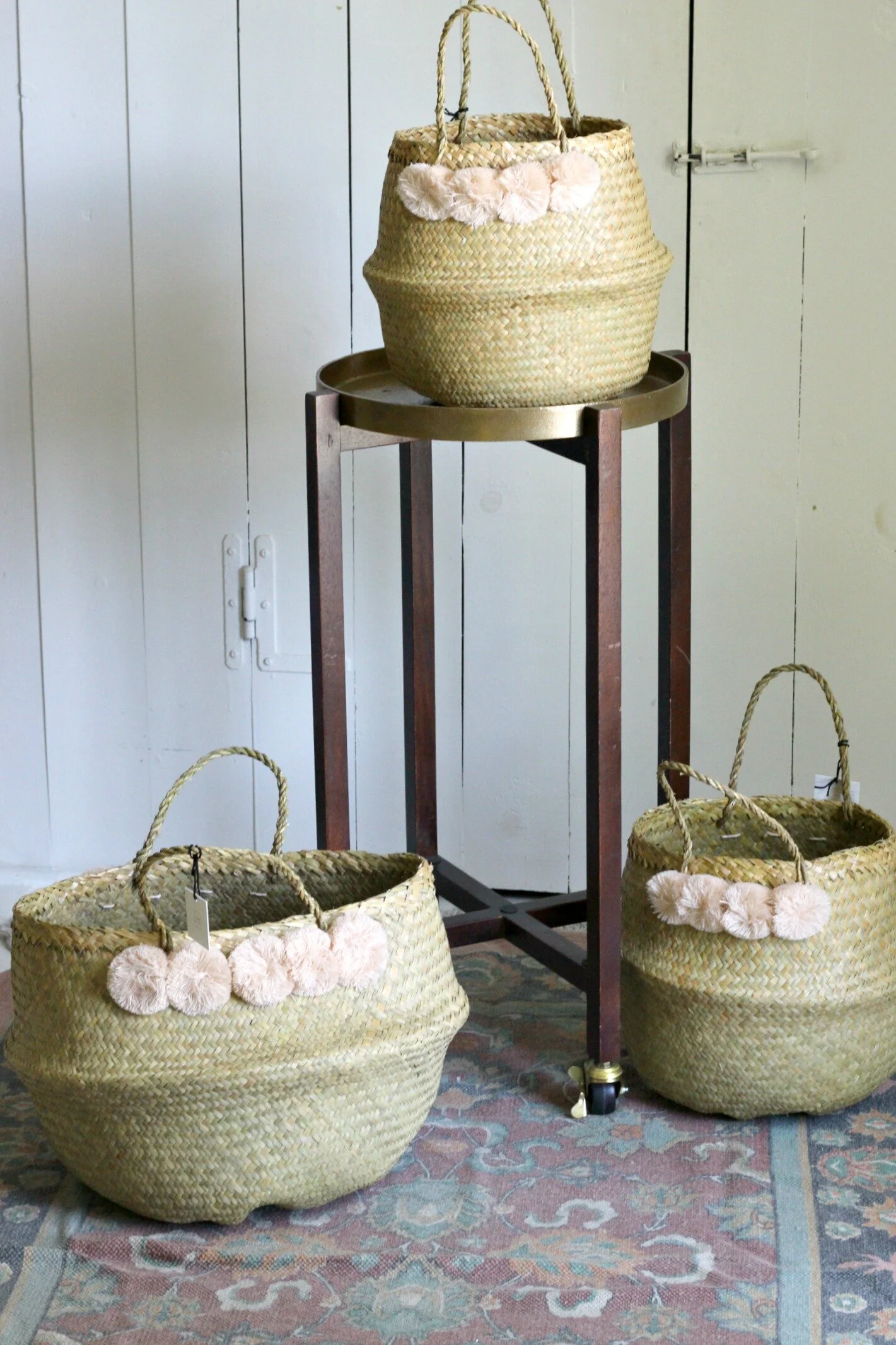 What's NEW: Seagrass Pom-Pom Baskets — Gathered Living