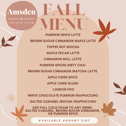 The Amsden: Fall Menu 2023 — Gathered Living