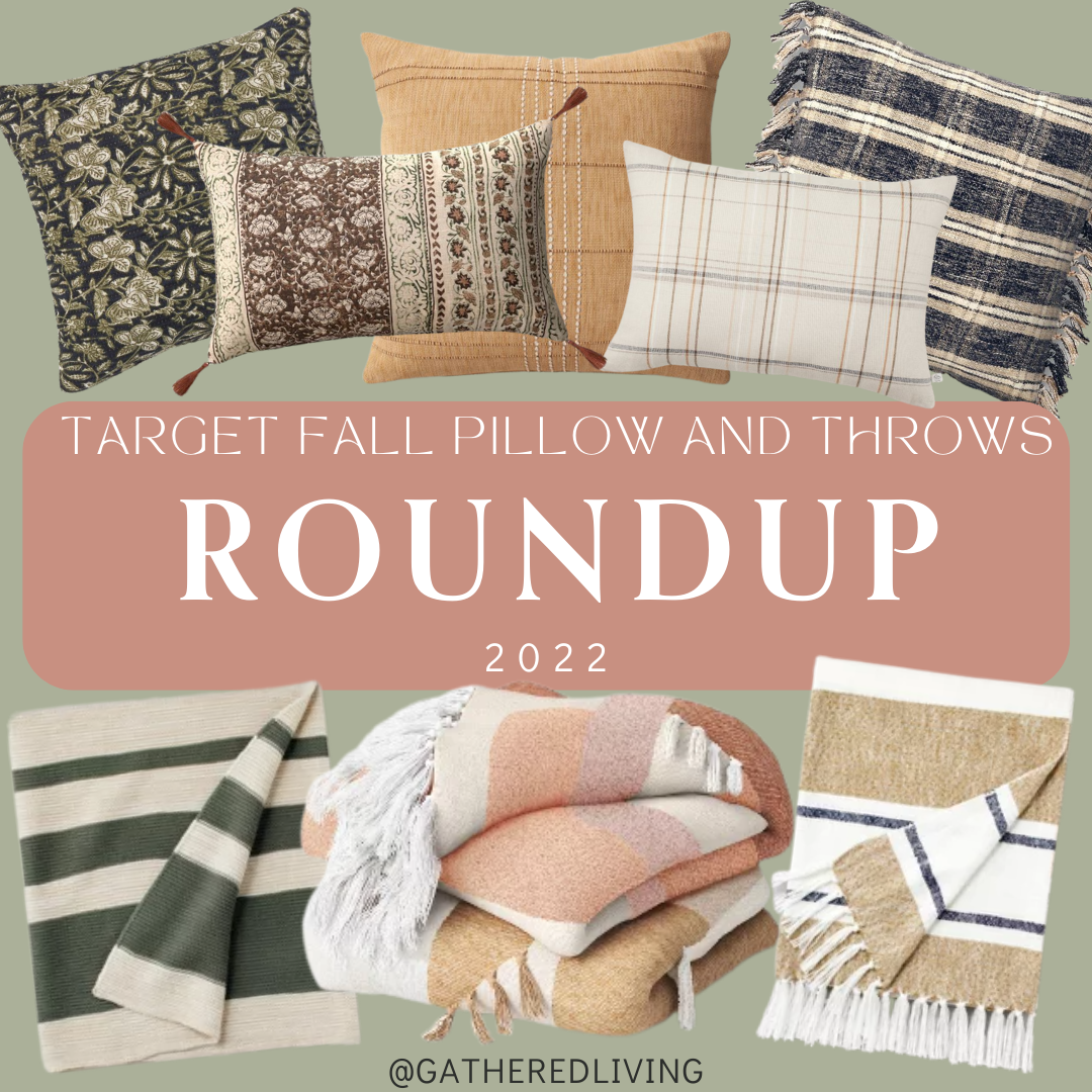 Fall Throw Pillows and Blankets Roundup from Target — Gathered Living