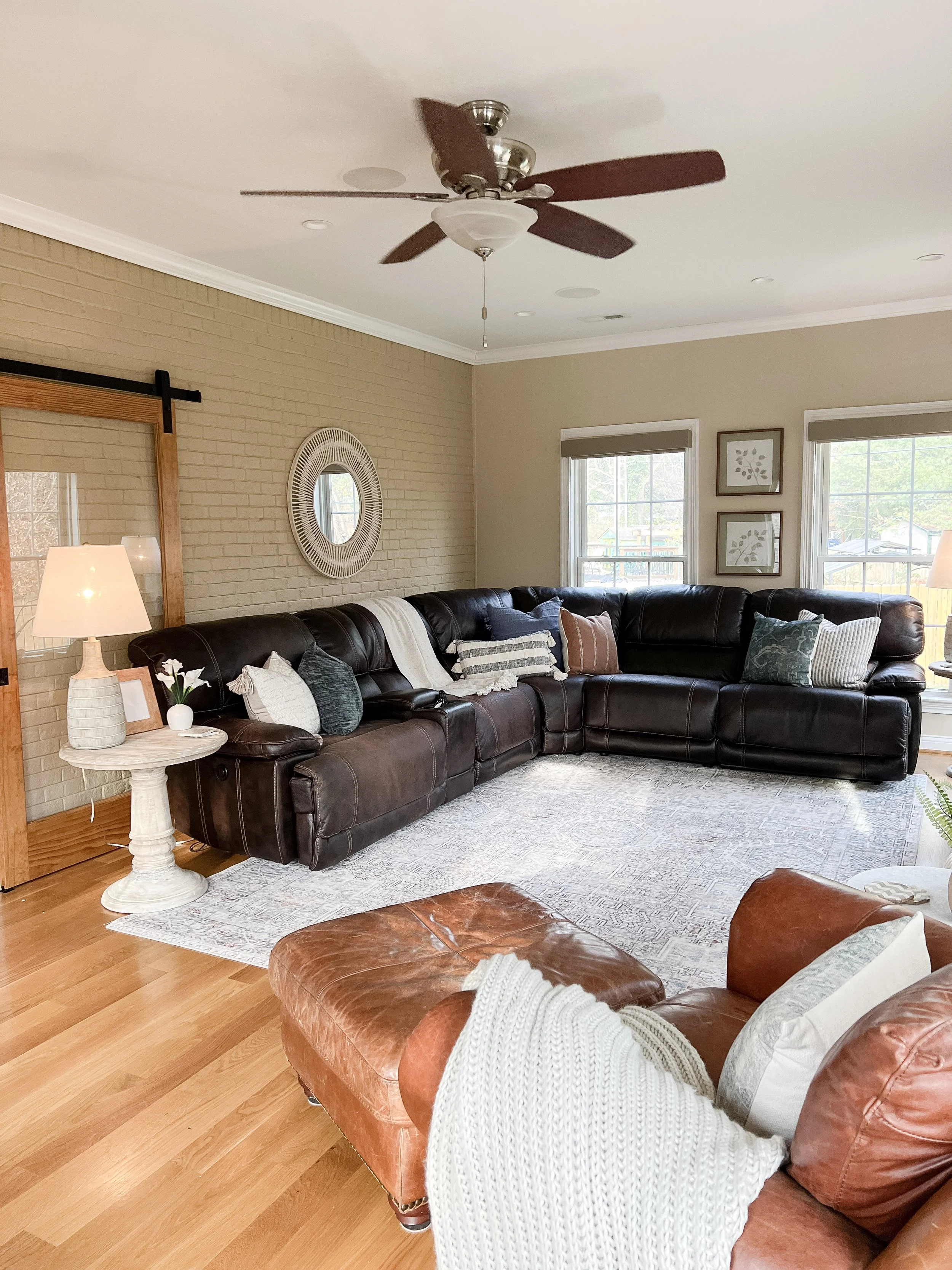 Light + Cozy Comfortable Family Room — Gathered Living