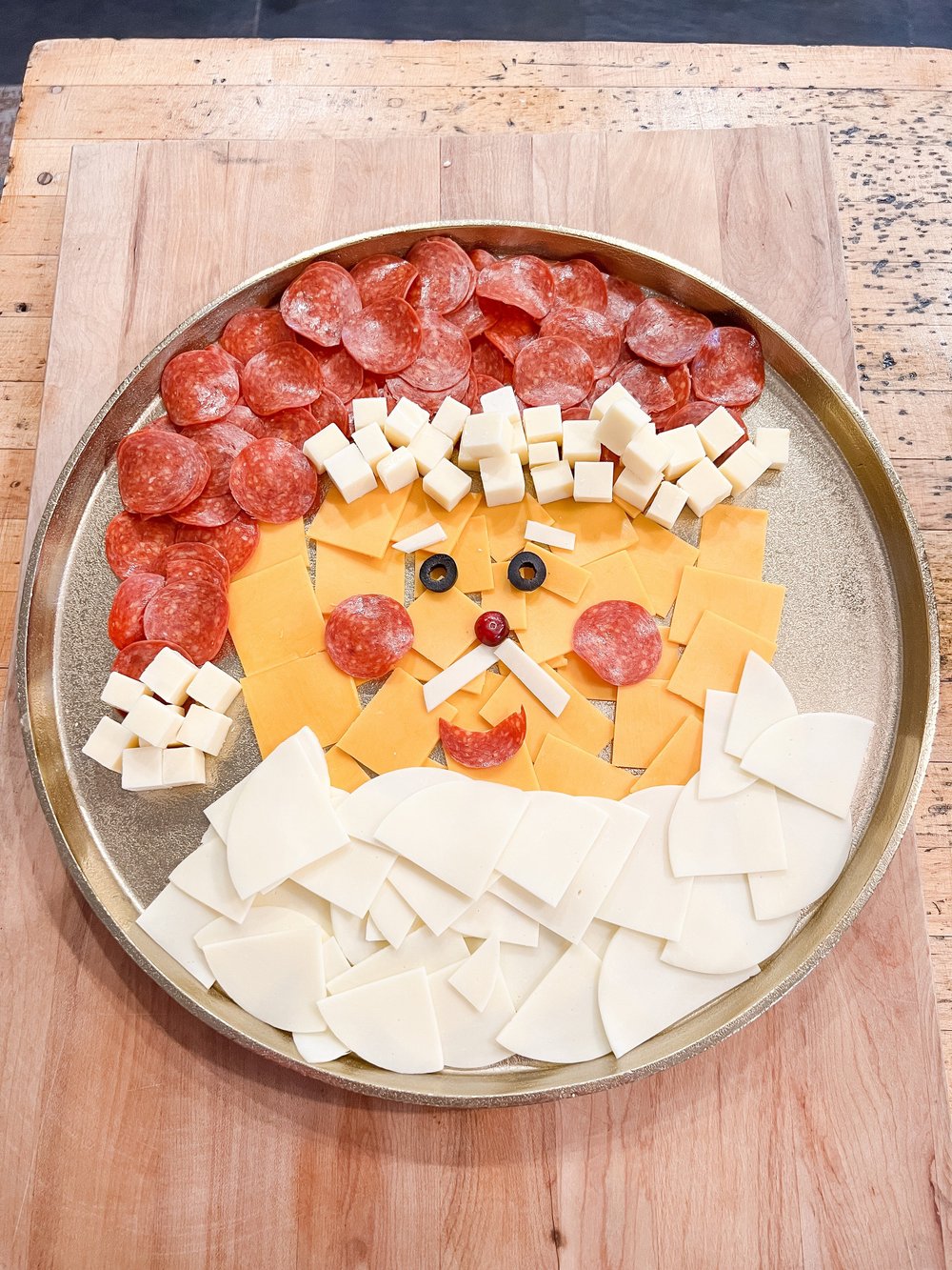 Santa Cheese Platter — Gathered Living