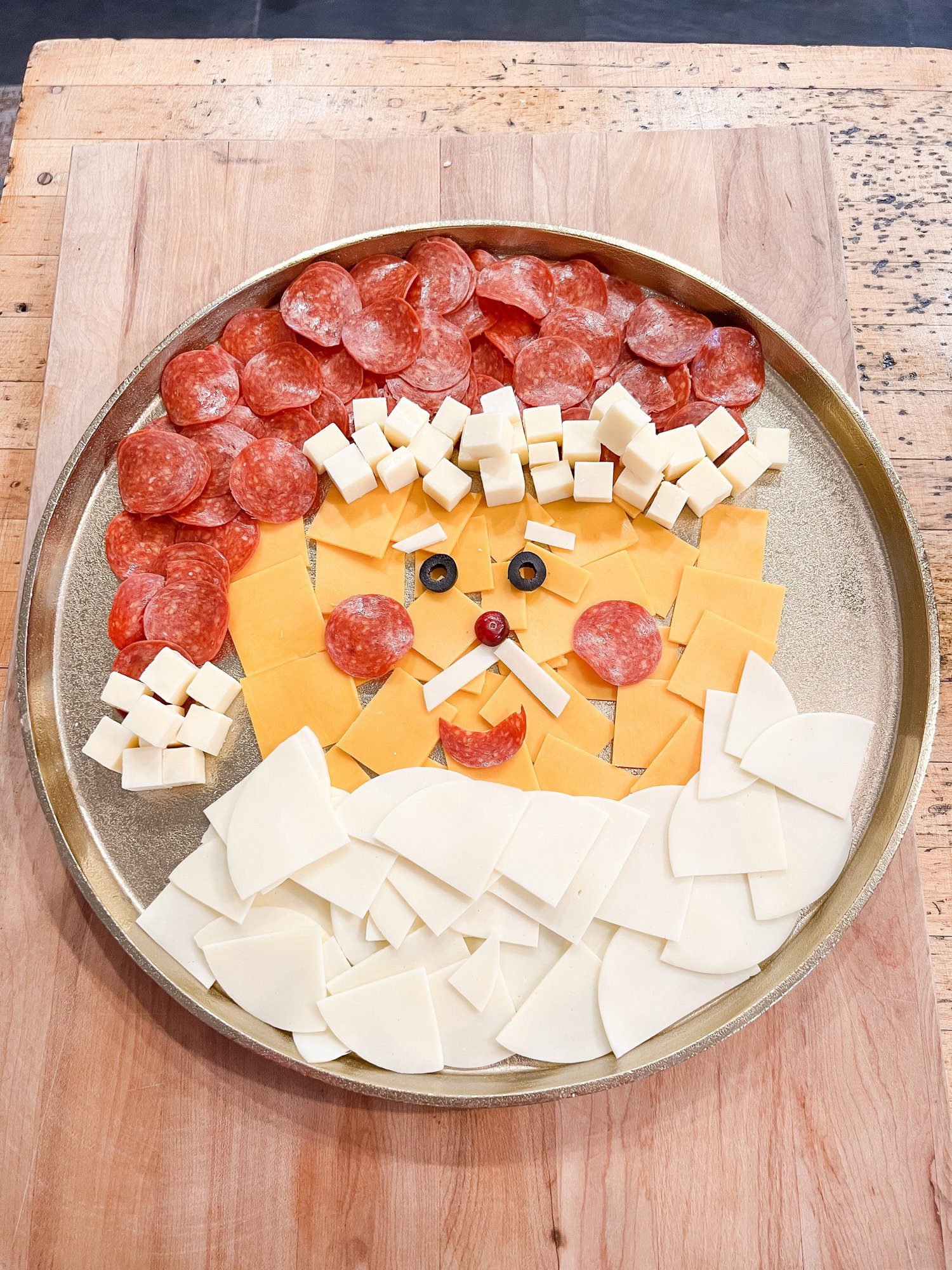 Santa Cheese Platter — Gathered Living