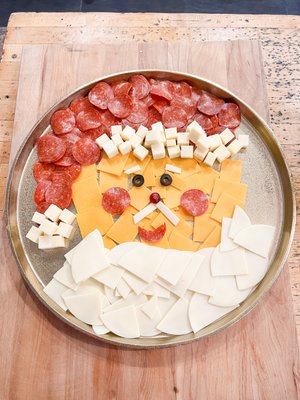 Santa Cheese Platter — Gathered Living