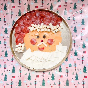 Santa Cheese Platter — Gathered Living