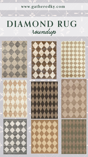 My Favorite Diamond + Checkered Rug Roundup — Gathered Living