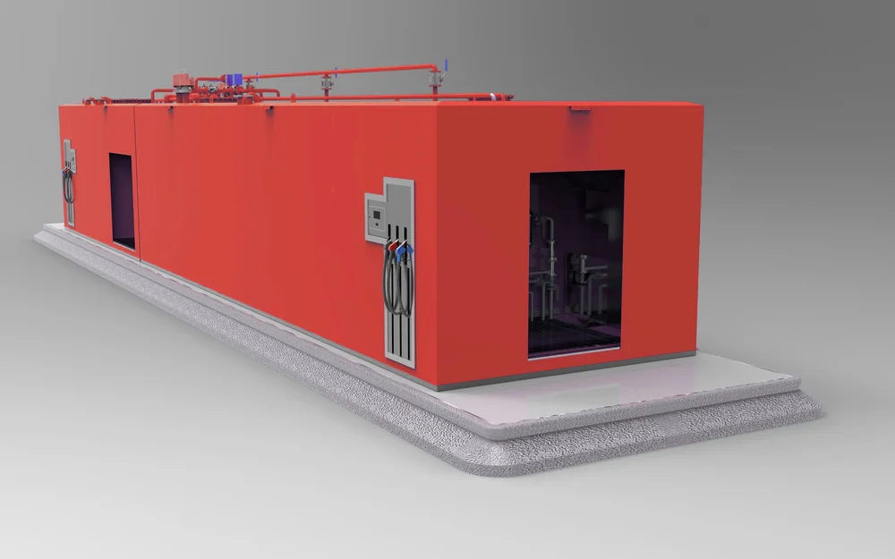 Multiserv™ High-Efficiency Container Fuel Station | OTS Group
