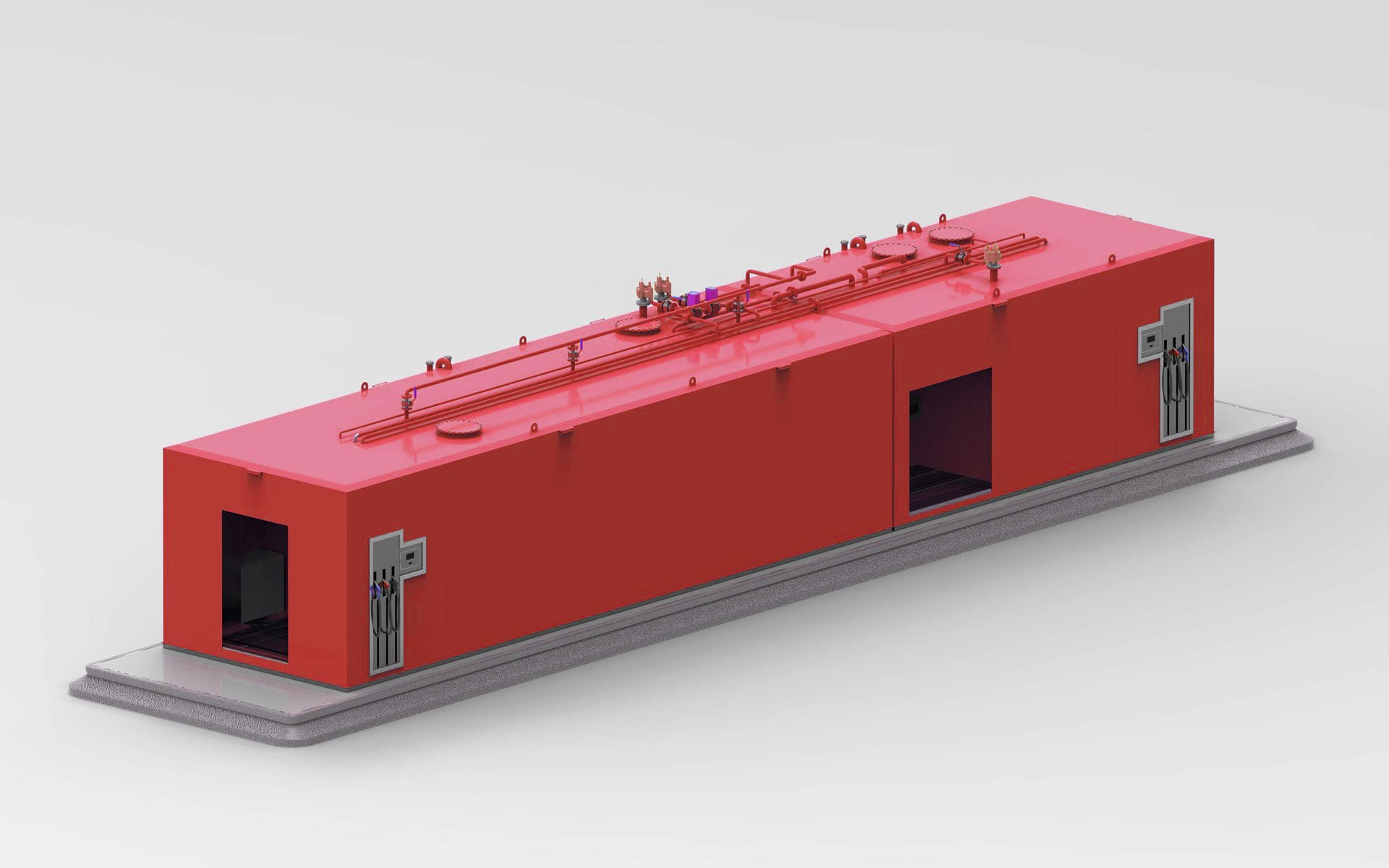 Multiserv™ High-Efficiency Container Fuel Station | OTS Group