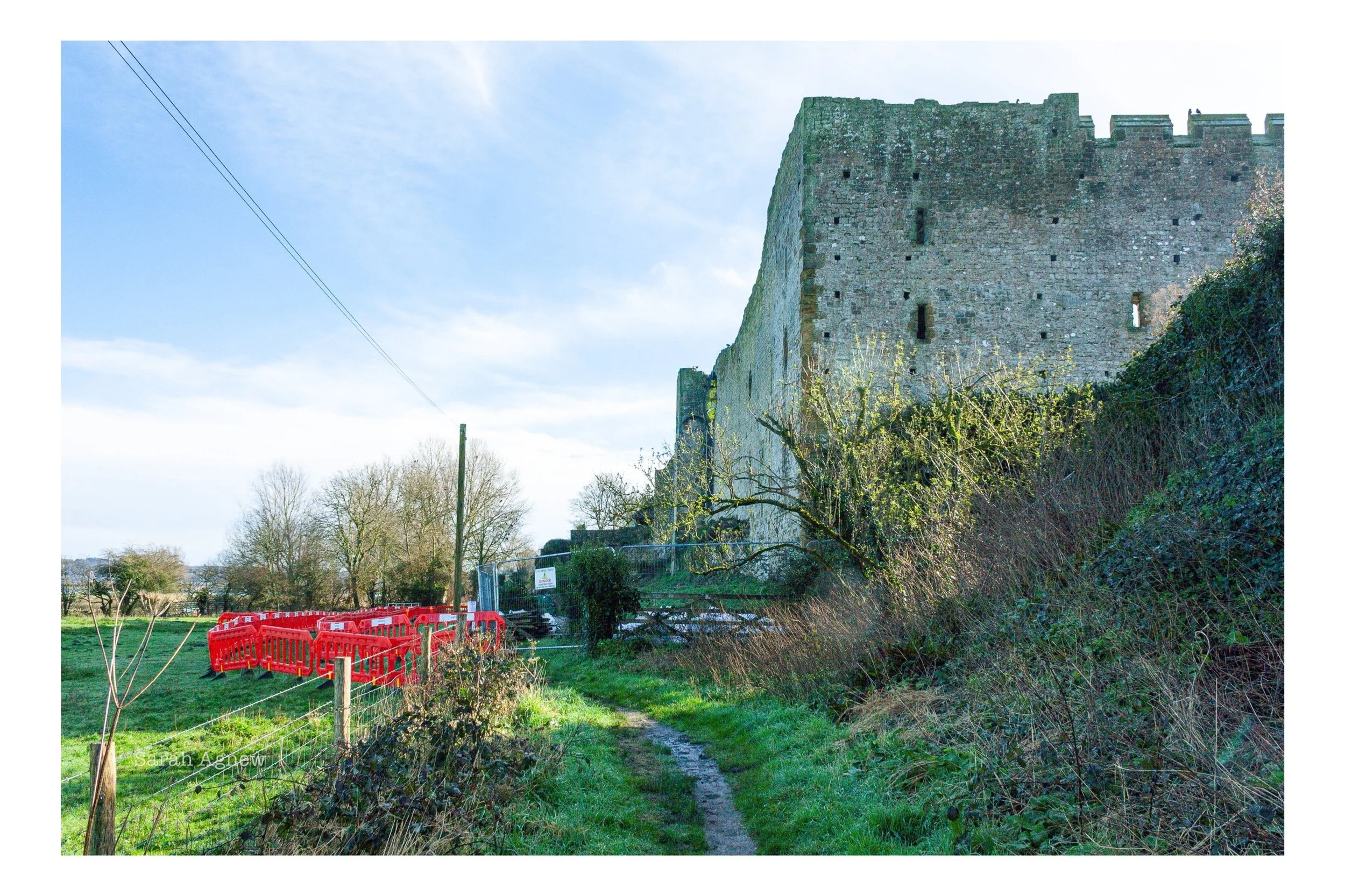 St Michael’s Church with Amberley Castle's wall, and the castle's ...