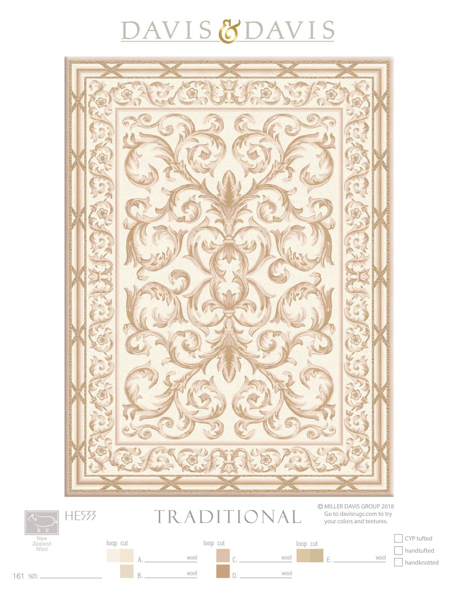 Traditional — Davis & Davis Custom Rugs