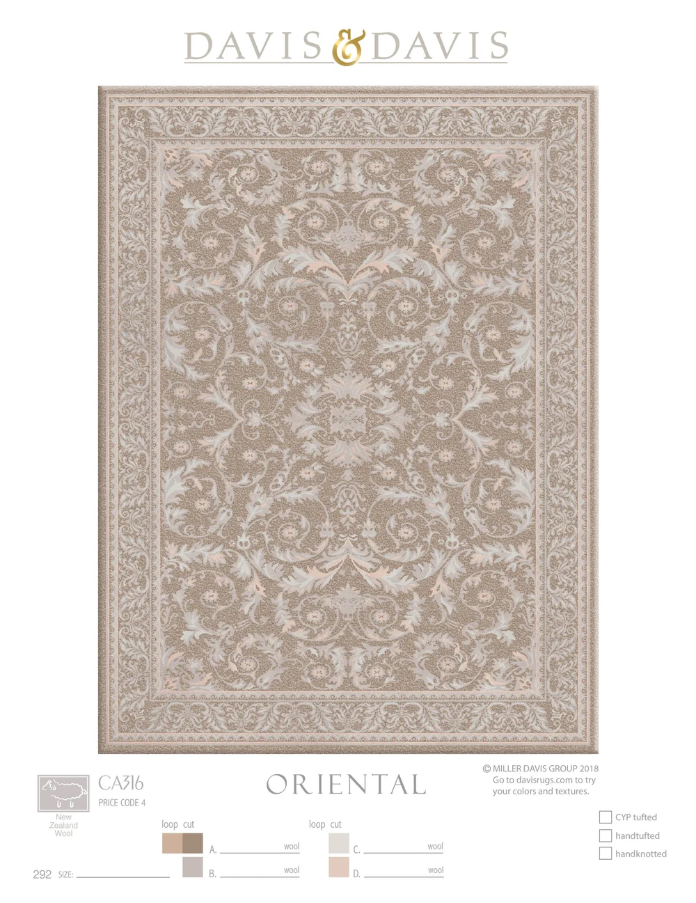 Traditional — Davis & Davis Custom Rugs