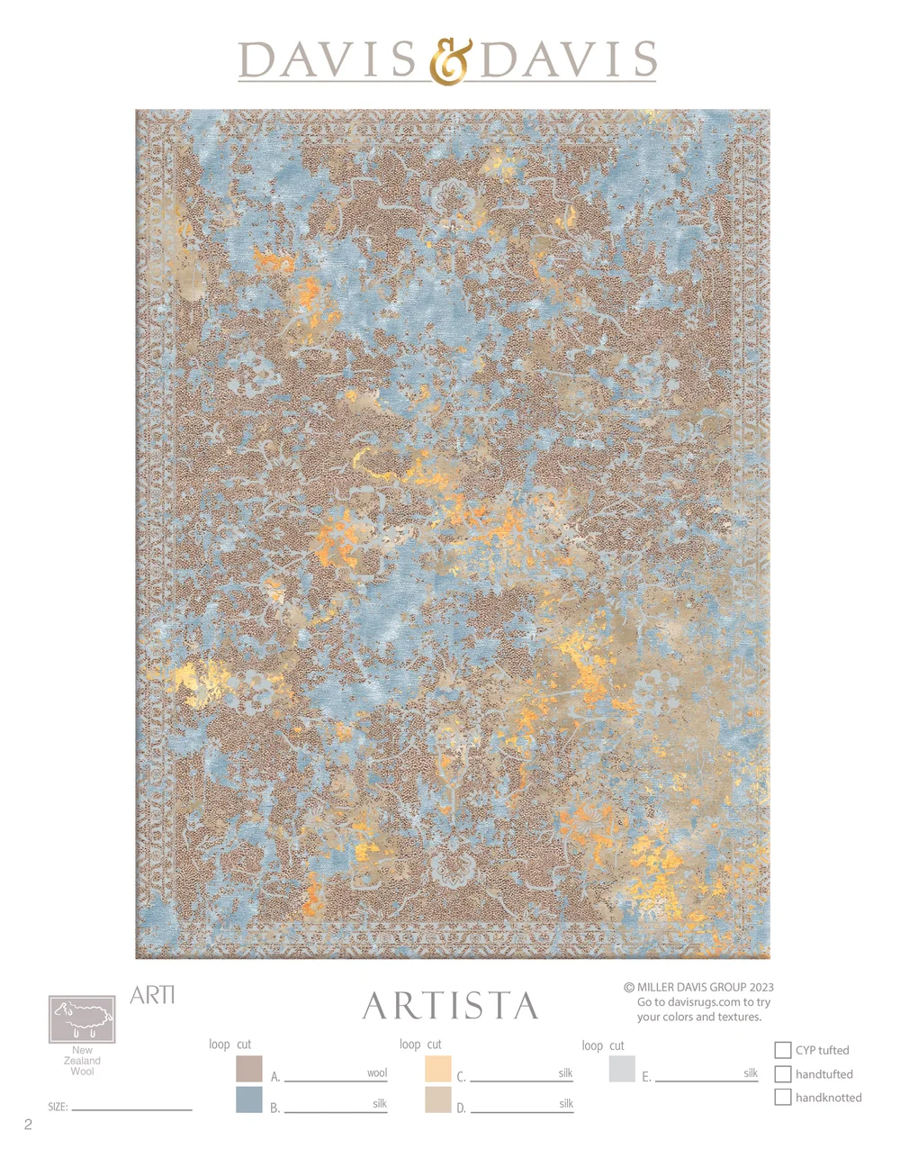 Artista — Davis & Davis Custom Rugs