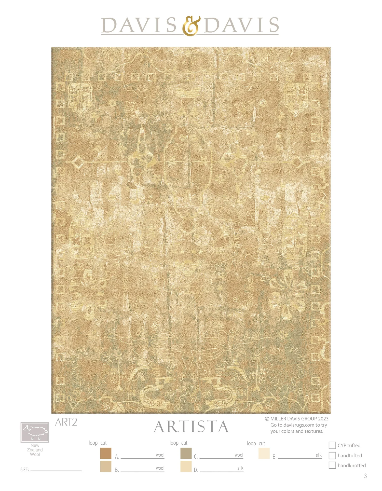 Artista — Davis & Davis Custom Rugs