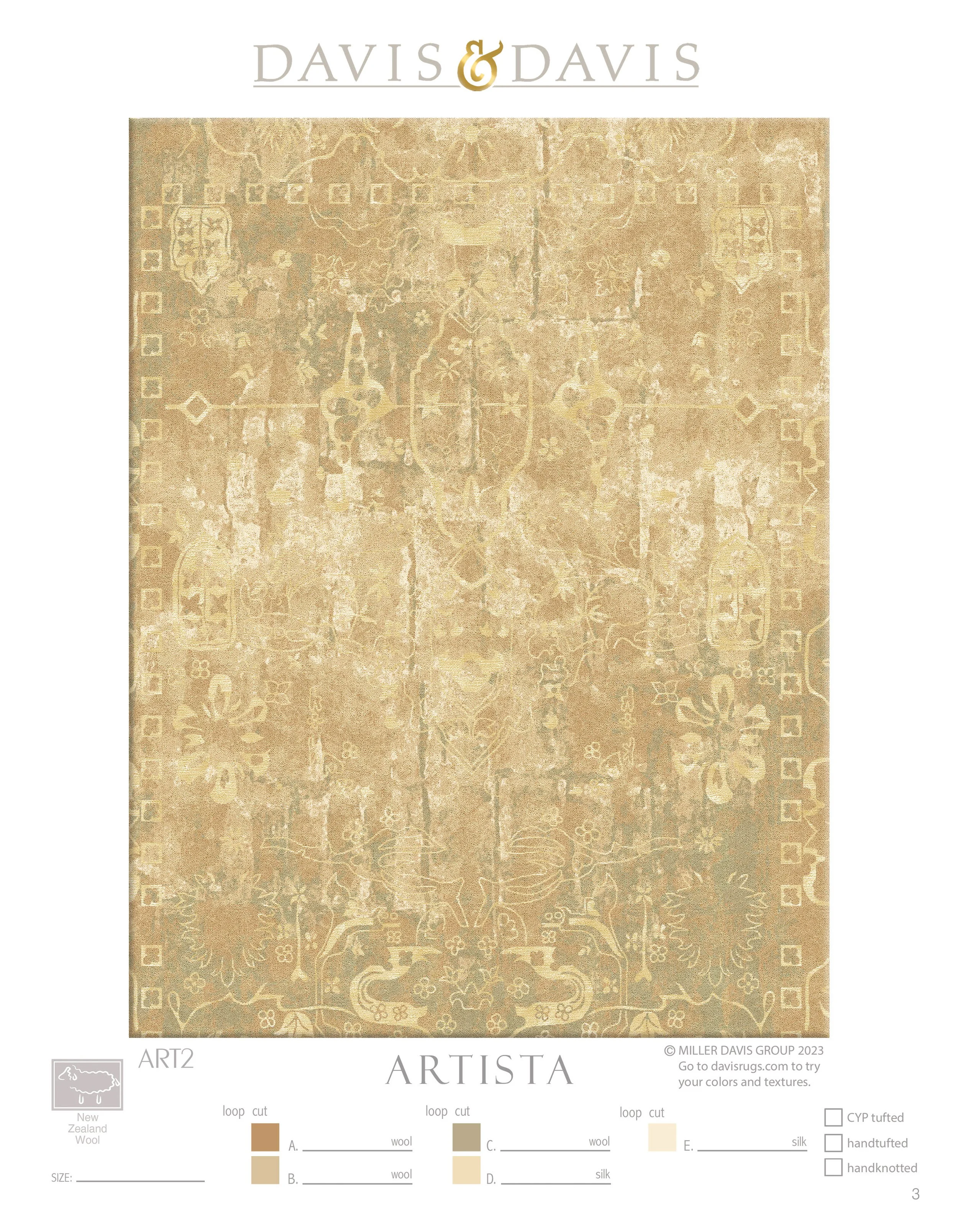 Artista — Davis & Davis Custom Rugs