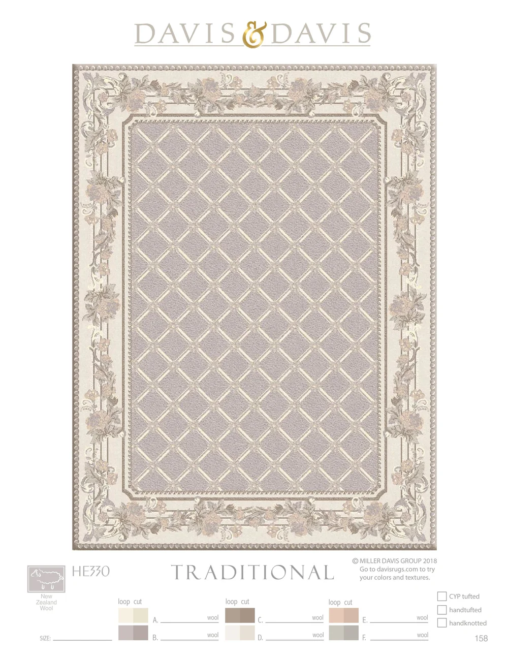 Traditional — Davis & Davis Custom Rugs