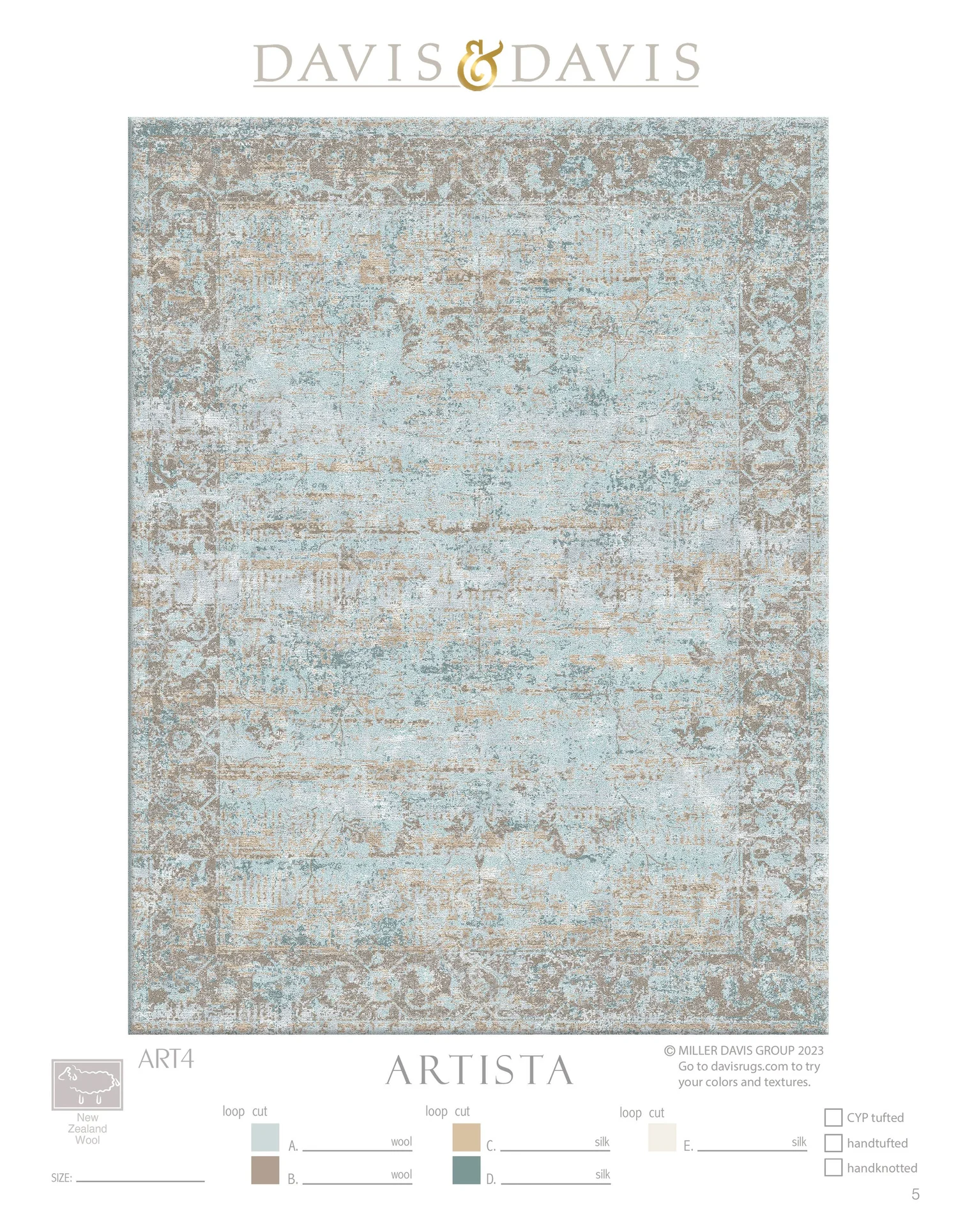 Artista — Davis & Davis Custom Rugs