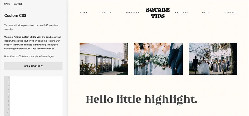 How to create a highlighted text effect in Squarespace — Kona Made