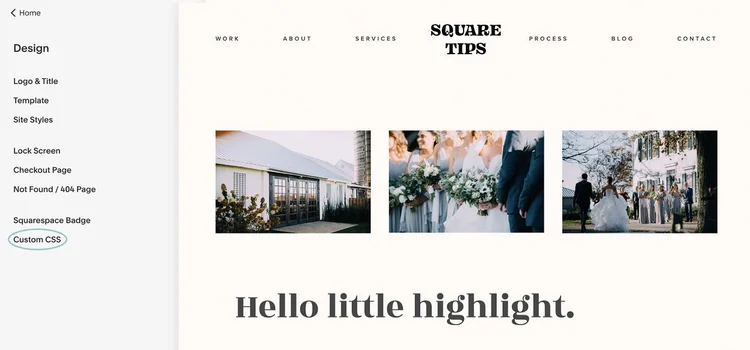 How to create a highlighted text effect in Squarespace — Kona Made