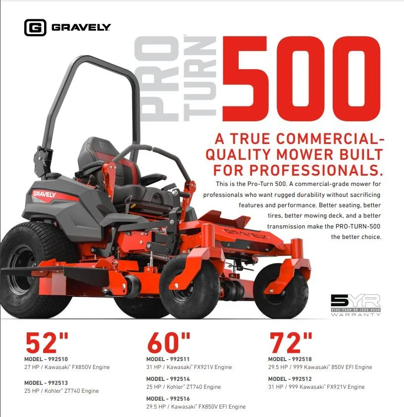 Pro-Turn 600 Lawnmower — Gravely Mowers NZ