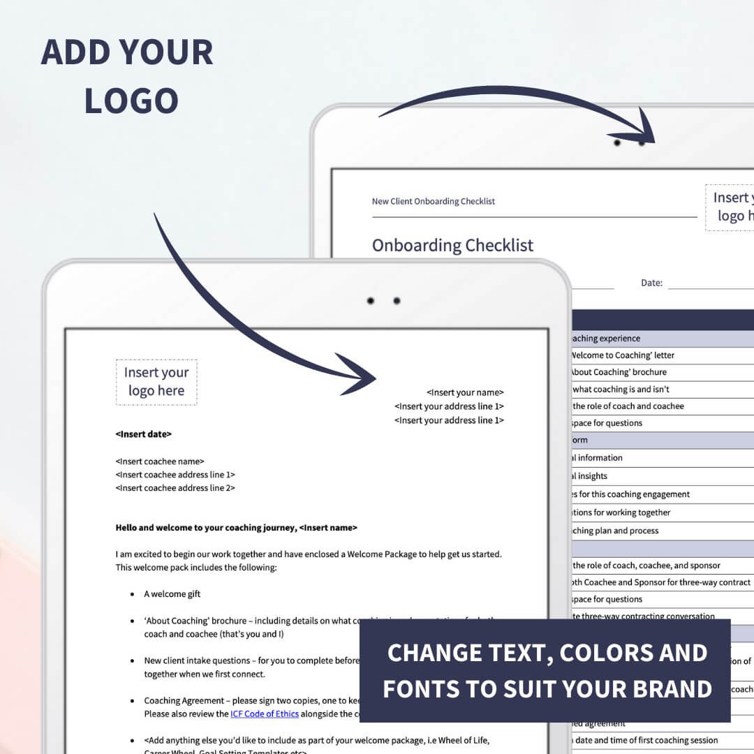 New Coaching Client Onboarding Toolkit — The Coaching Tools Shop