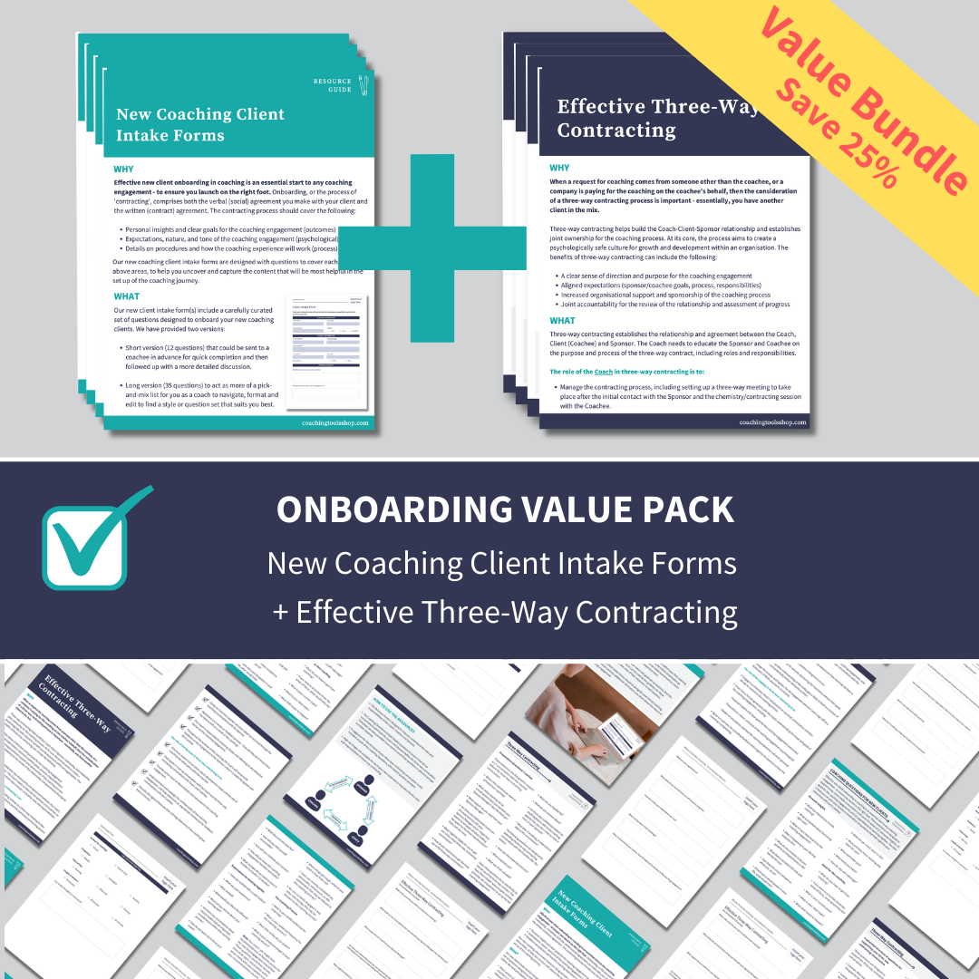 New Coaching Client Intake Forms and Effective Three-Way Contracting ...