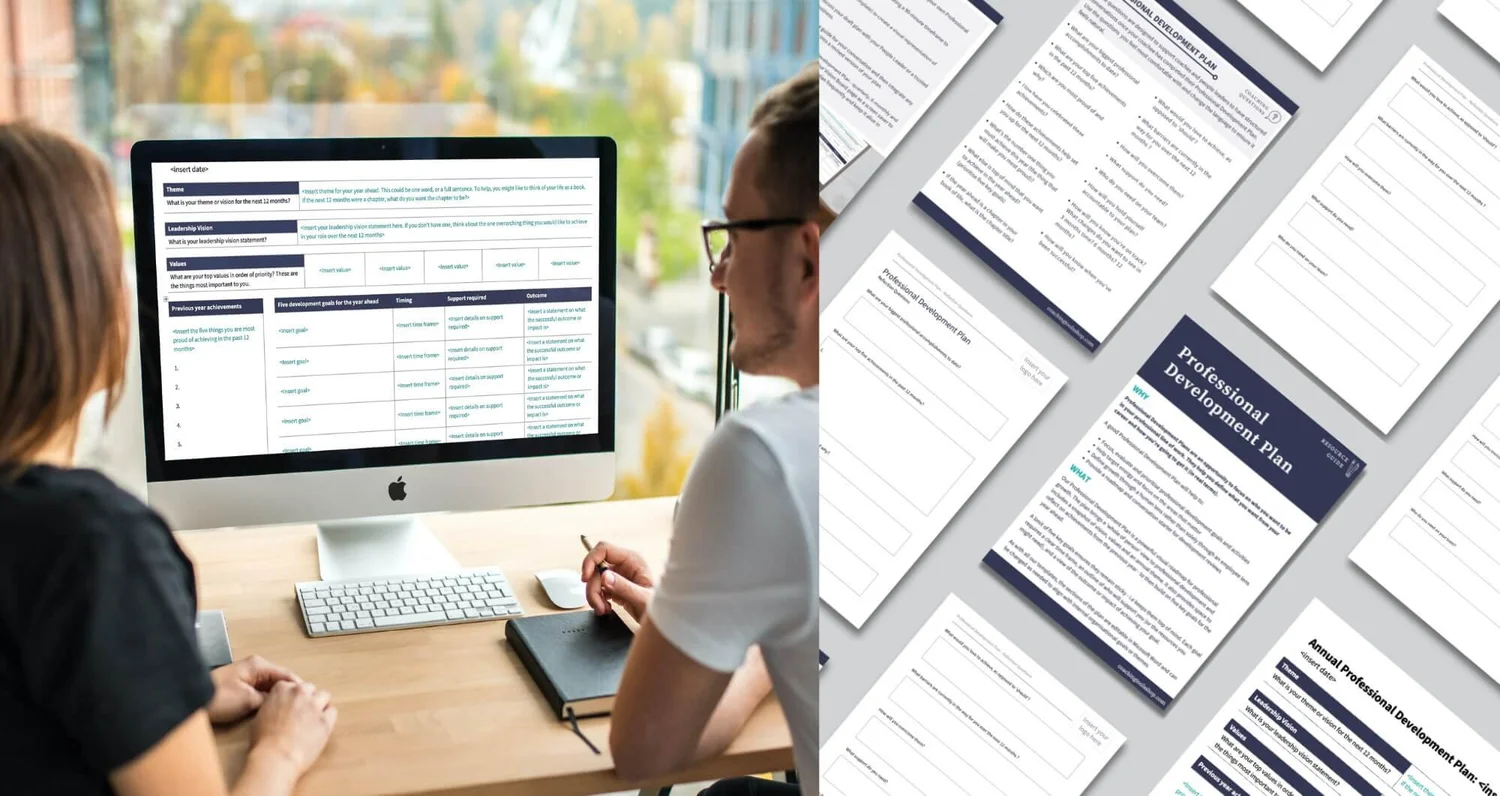 Professional Development Plan Resource Guide and Editable Template ...