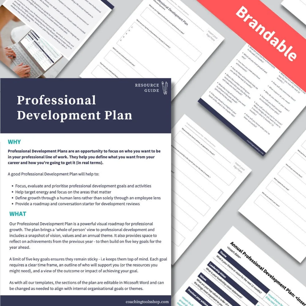 Professional Development Plan Template