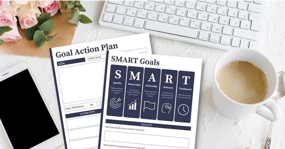 Goal Setting Templates, Planners, Reflection Guides and Imagery — The ...