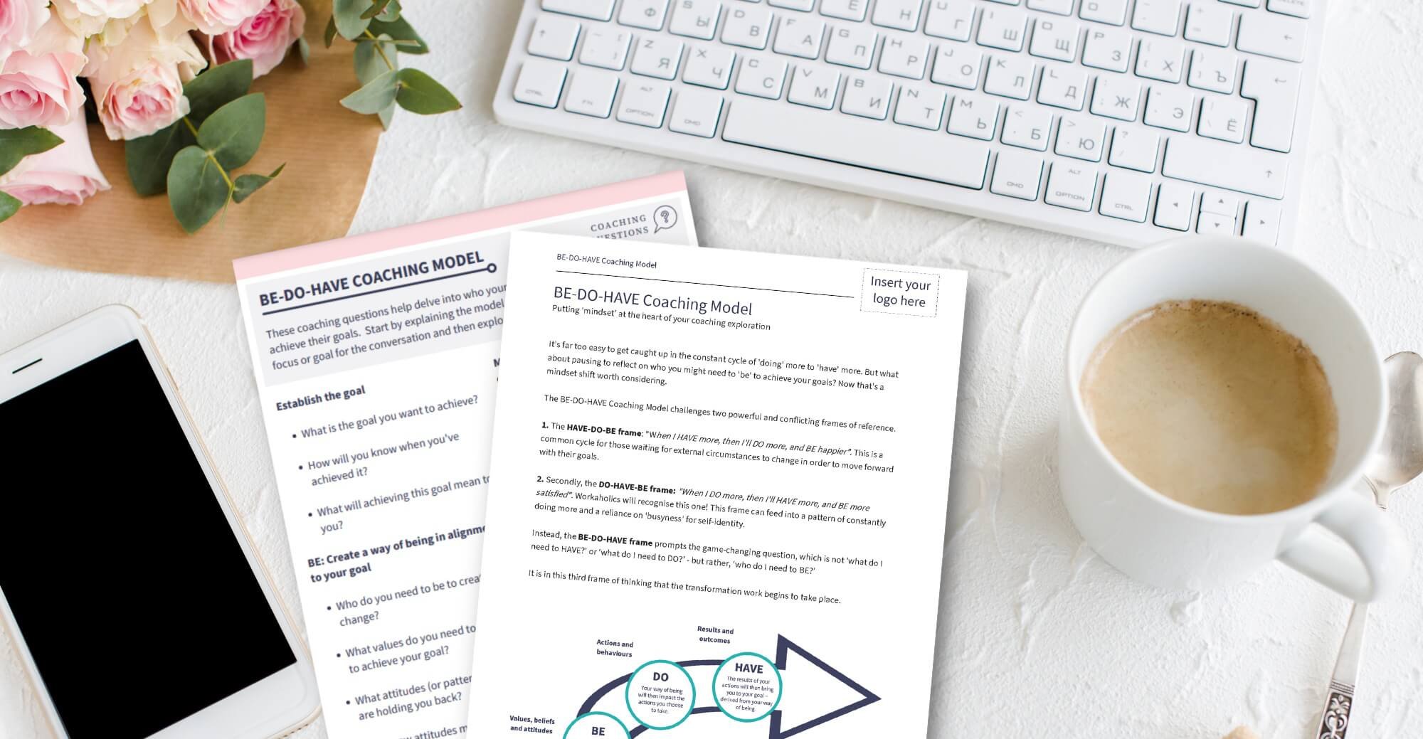 BE-DO-HAVE Coaching Model Exercise + Coaching Questions — The Coaching ...