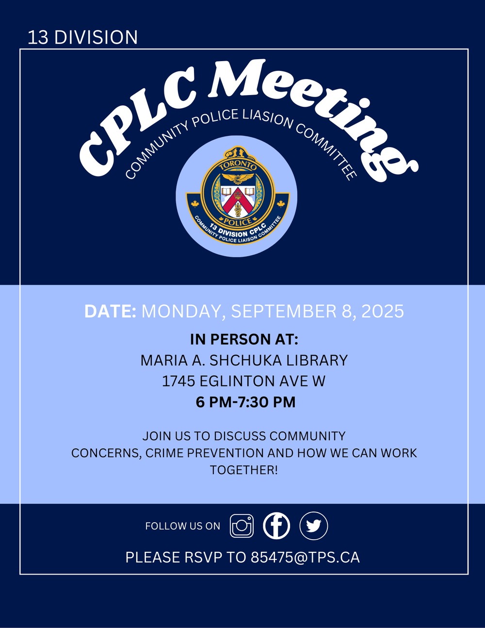 Next CPLC Meeting - 8 September 2025 — Home