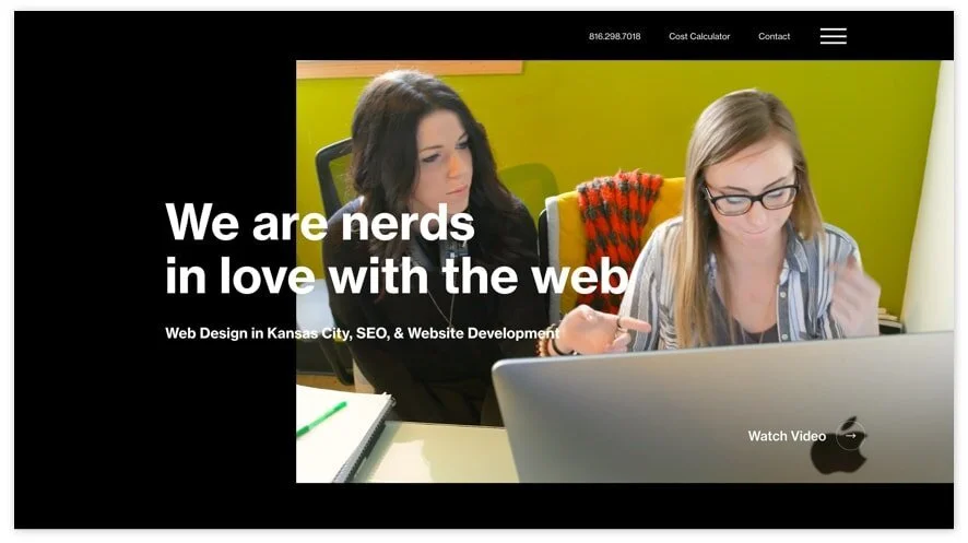 Top 7 website design trends for 2020