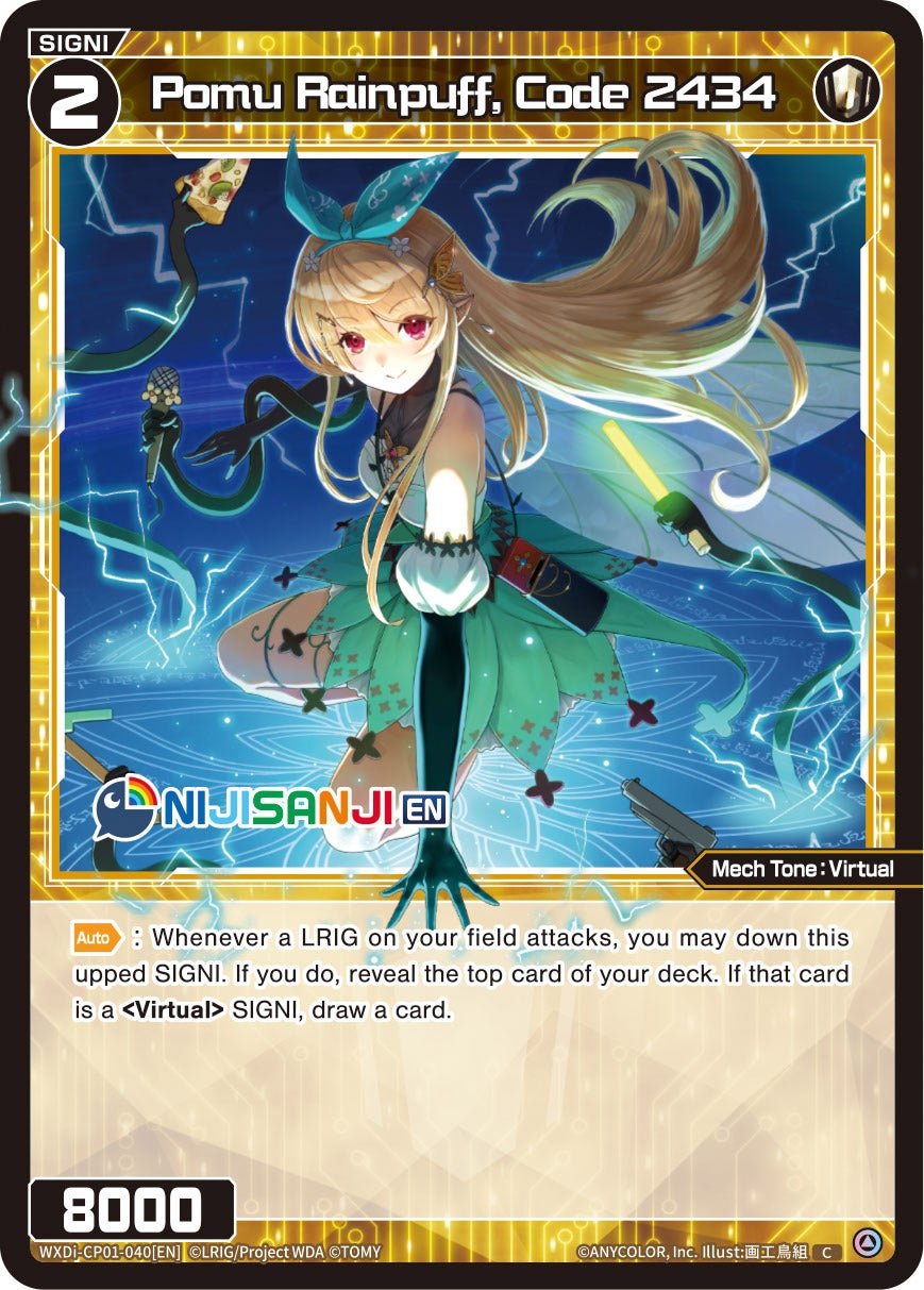 WXDi-CP01-034[EN] Sorahoshi Kirame, Code 2434 — WIXOSSTORE