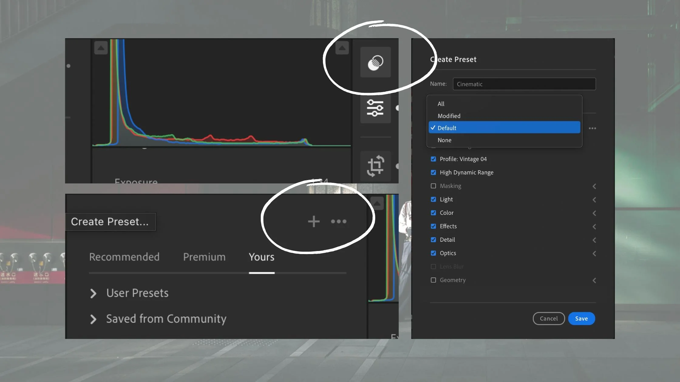 Step by step: create your own cinematic presets for Lightroom in 10 ...