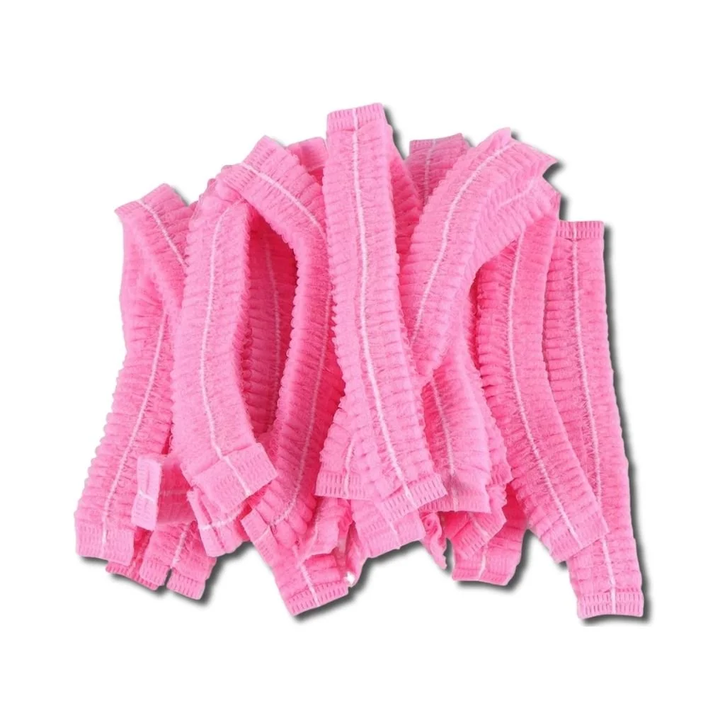 Pink Disposable Hairnets — THE SECRET BEAUTY STORE