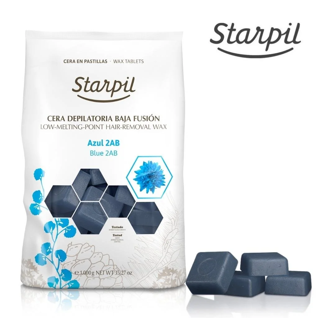 Starpil Stripless Azulene Blue Hard 2AB Wax (Original Blend), 1kg — THE ...