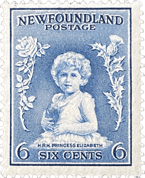 Queen Elizabeth’s First Postage Stamp — Product of Newfoundland