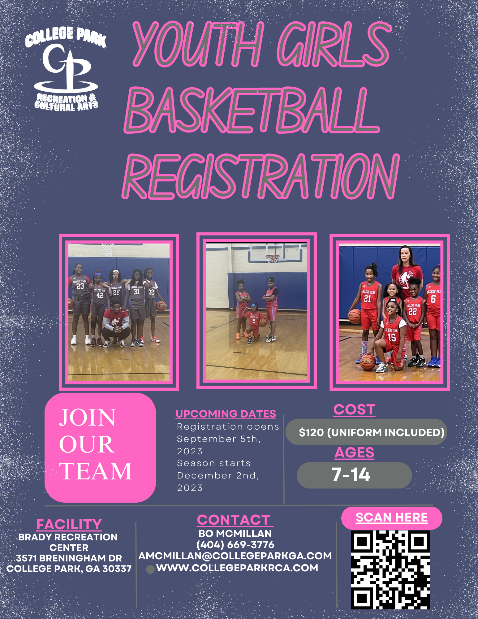 Youth Basketball — College Park Recreation and Cultural Arts