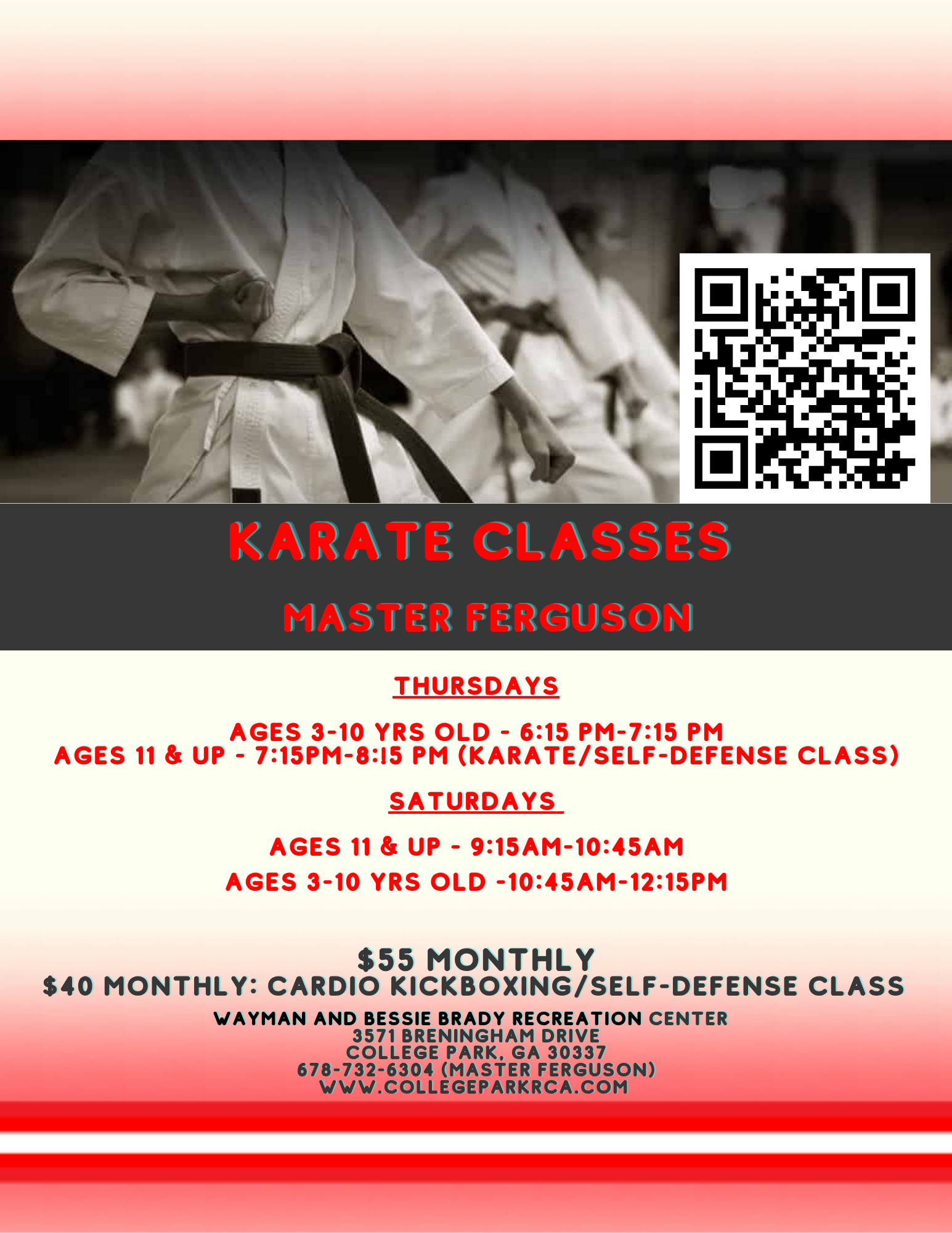 Martial Arts — College Park Recreation and Cultural Arts