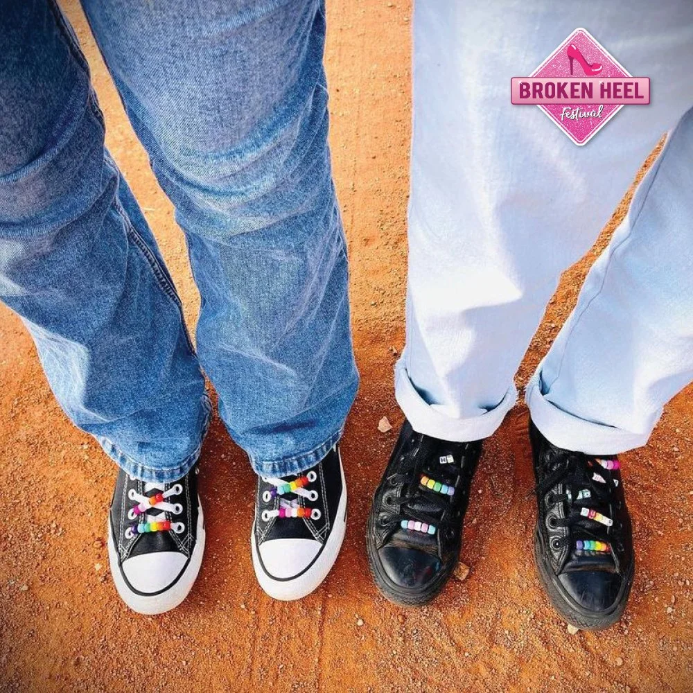 Rainbow Shoelace Project — Broken Heel Festival