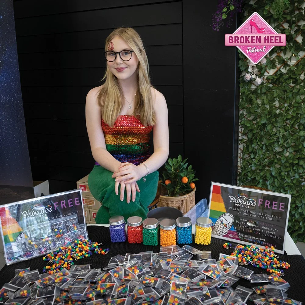 Rainbow Shoelace Project — Broken Heel Festival