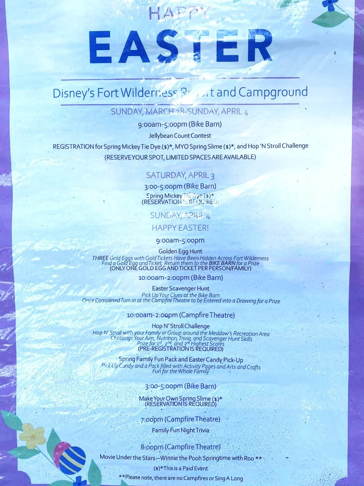 Easter Activities at Disney's Fort Wilderness Resort — Magical Resort Guide