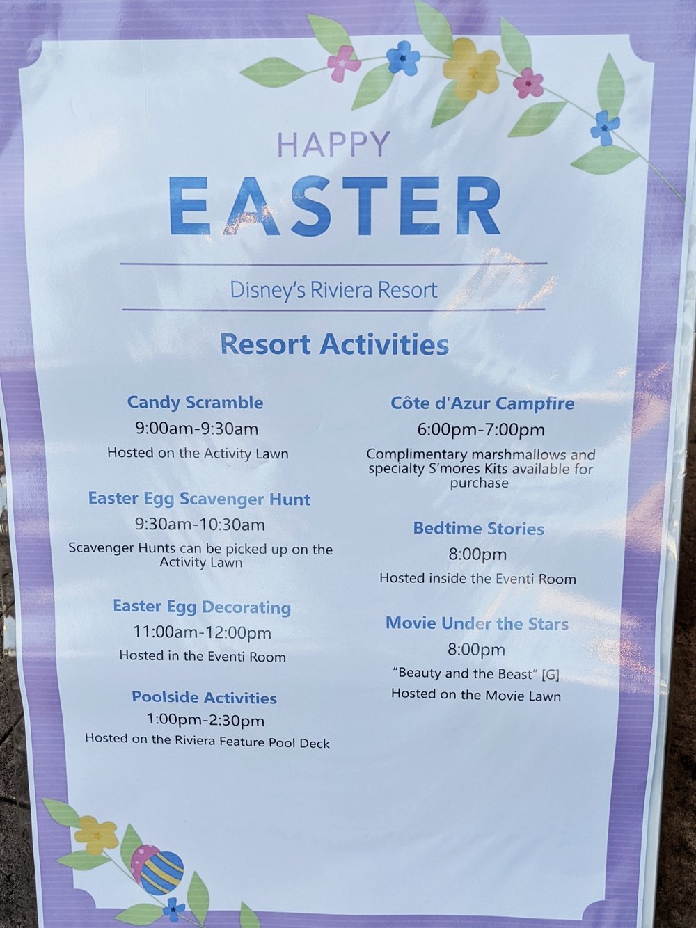 Easter Activities at Disney's Riviera Resort — Magical Resort Guide