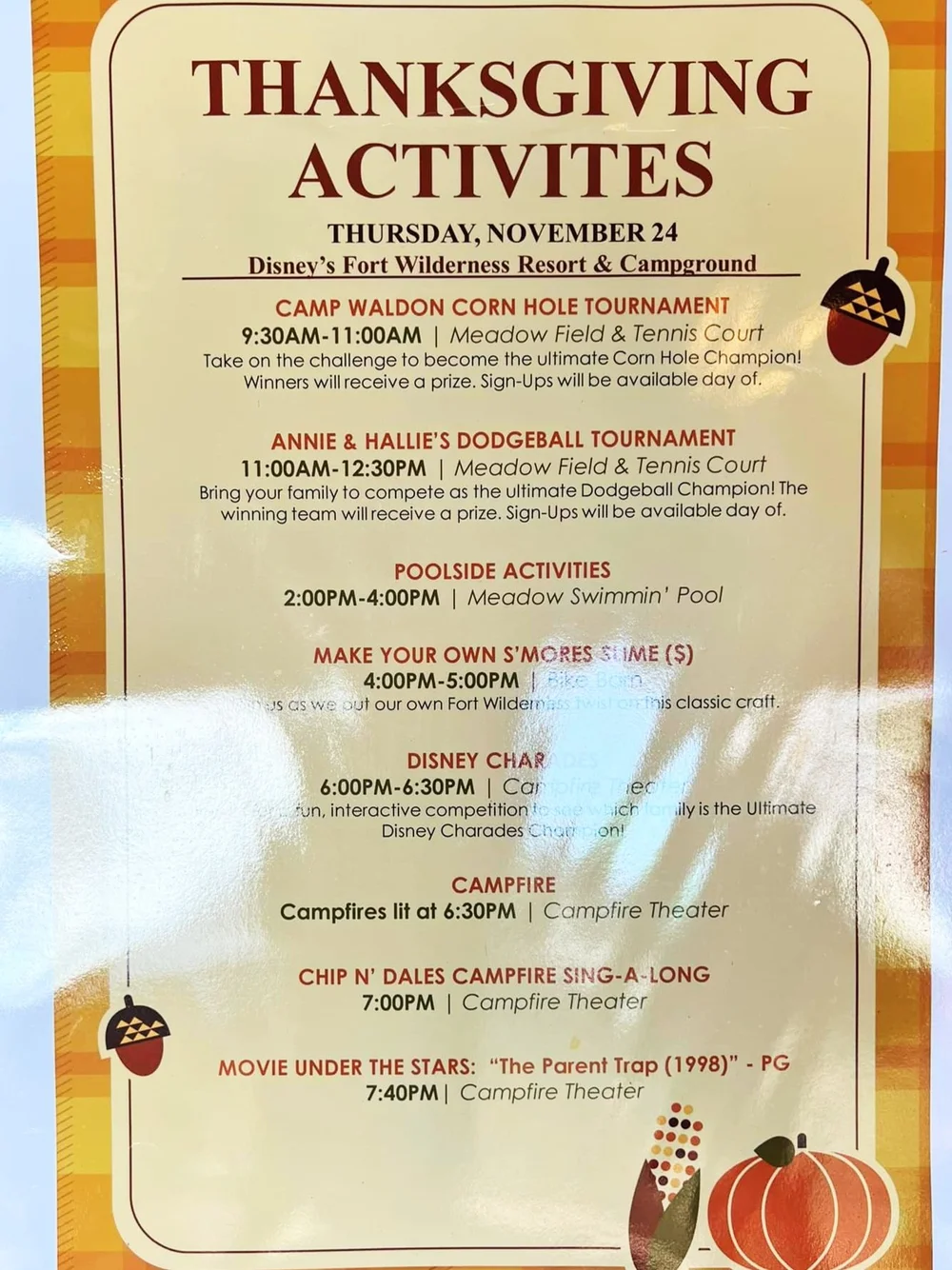 Thanksgiving Activities at Disney's Fort Wilderness Resort — Magical ...