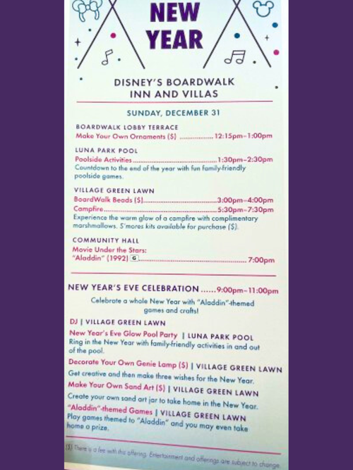New Year's Eve Activities at Disney's BoardWalk Inn Resort — Magical ...