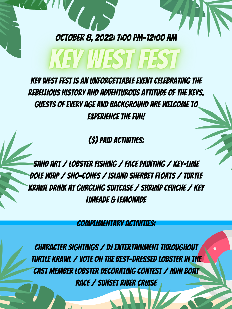 Key West Fest Activities at Disney's Old Key West Resort — Magical ...