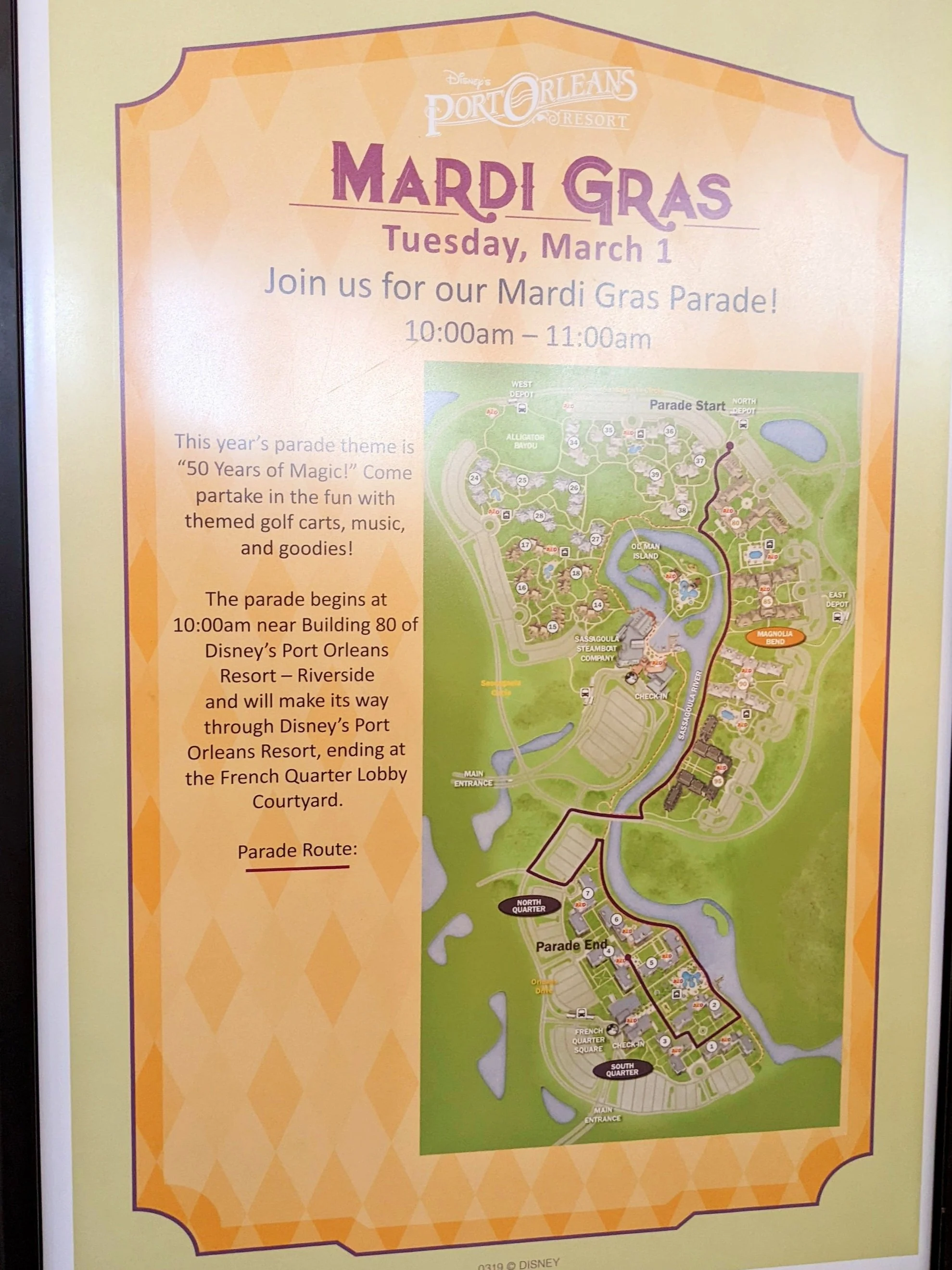 Mardi Gras Activities at Disney's Port Orleans - French Quarter Resort ...