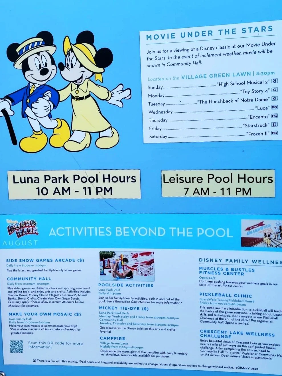 Disney's BoardWalk Inn Resort Activity Calendar Archive — Magical ...