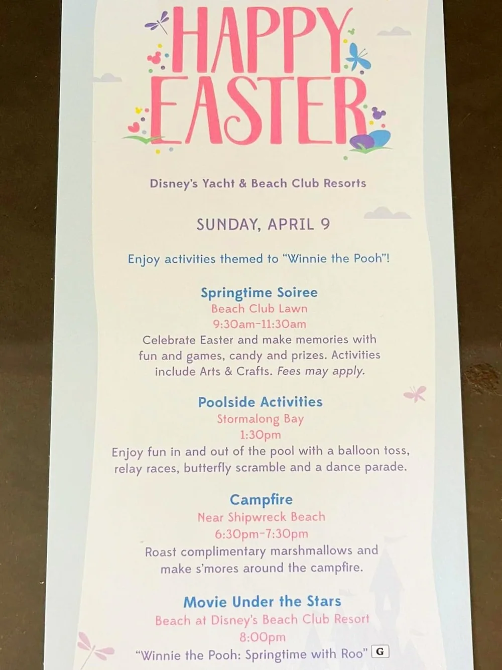 Easter Activities at Disney's Yacht & Beach Club Resorts — Magical ...