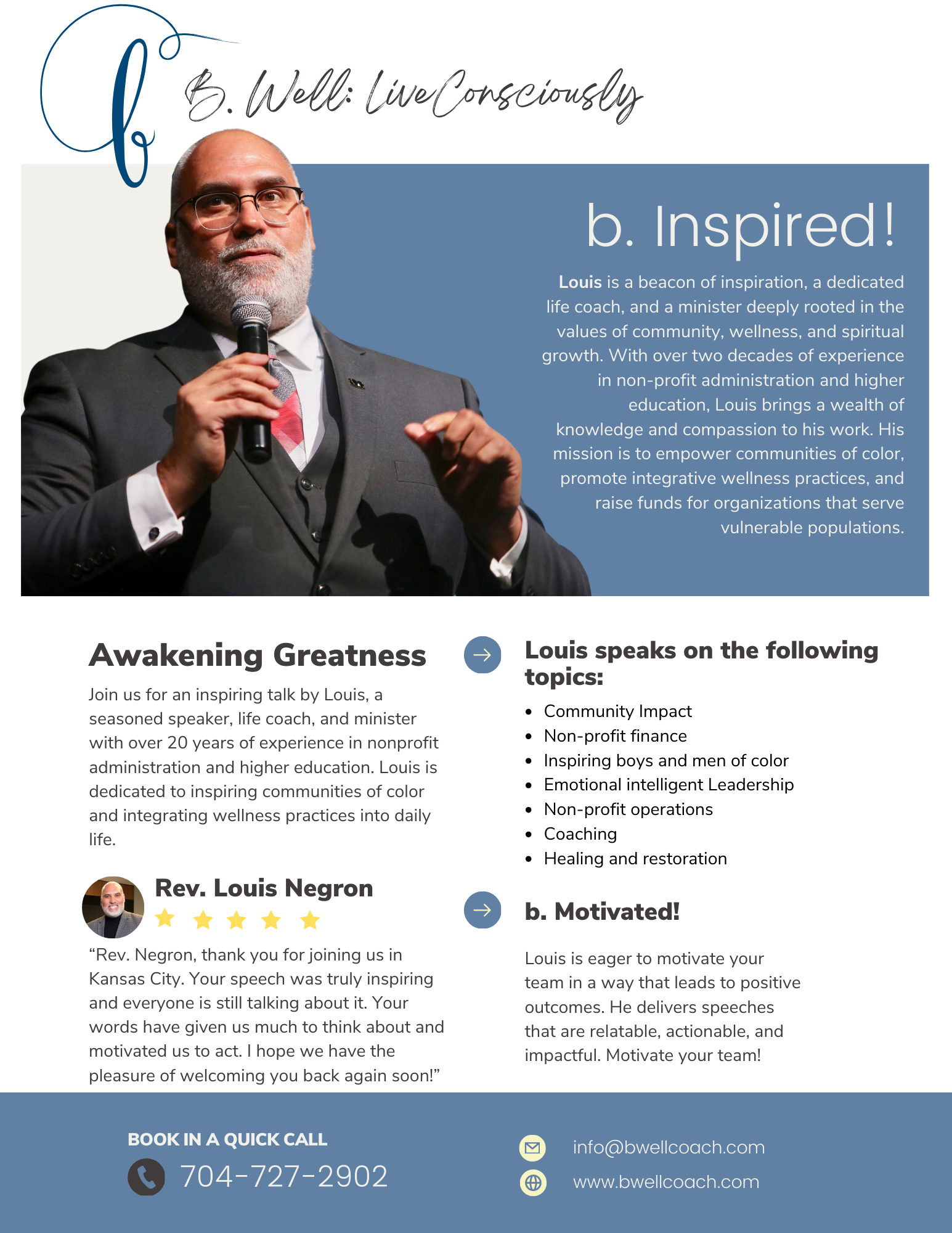 B. Well: Live Consciously