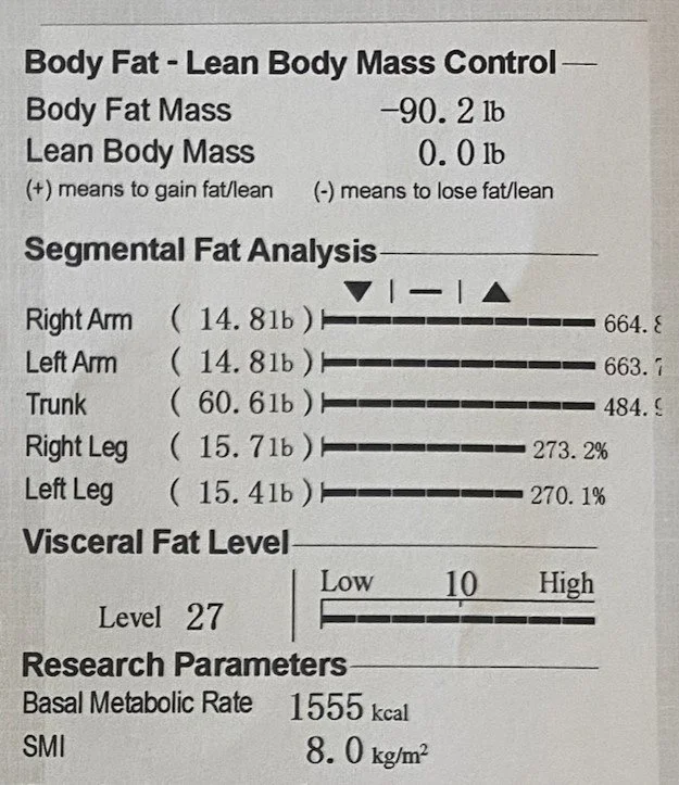 body composition and body fat percentage — Lifestyle Health and Wellness